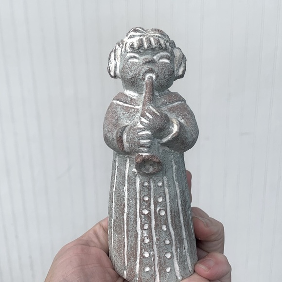 Isabel bloom | Art | Isabel Bloom Angel Statue Horn Instrument | Poshmark